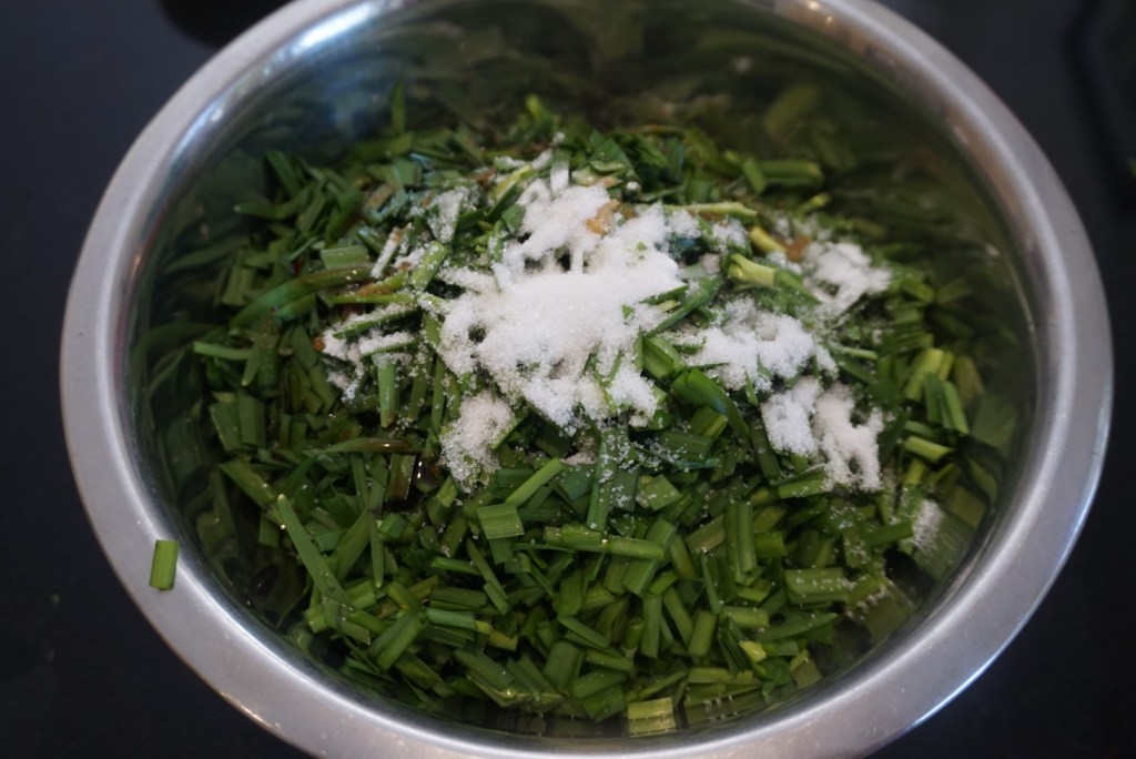 Crispy Garlic Chive Cake – Charinya's Kitchen